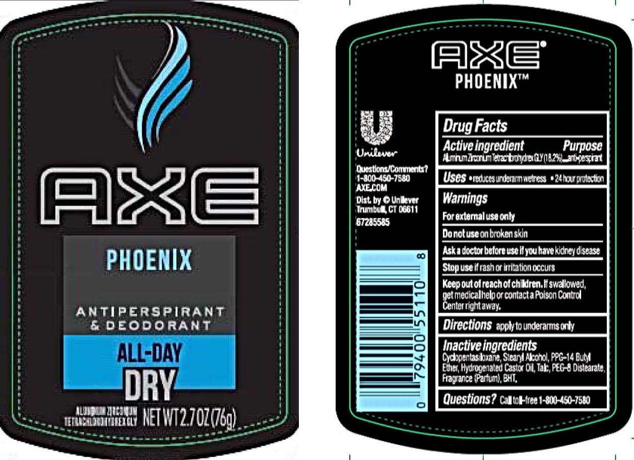 Aluminum Zirconium Tetrachlorohydrex GLY (Axe Phoenix Antiperspirant ...